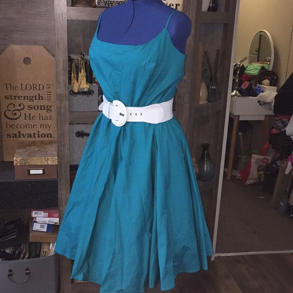 Tatyana | Dresses | Nwt Tailor Twirl Turquoise Peggy Dress Size 4x ...